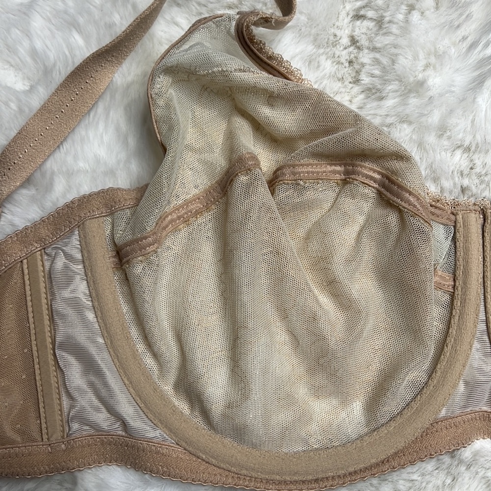 Wacoal Retro Chic Sheer Lace Underwire Bra 855186 38dd - Gem